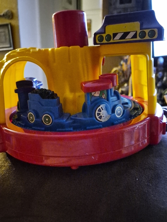 Shelcore | Toys | Vintage Push Spin Choo Choo Train Toy | Poshmark